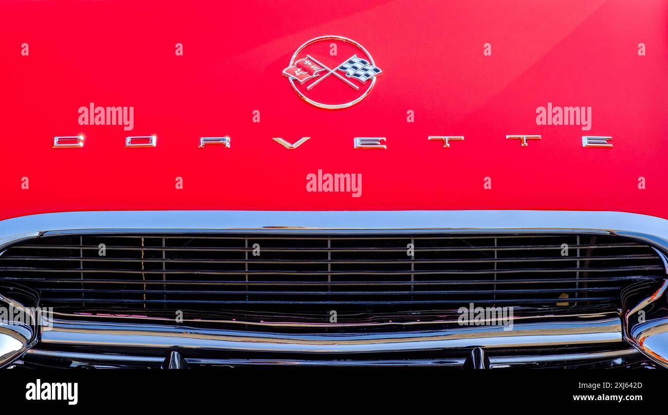 1962 red corvette hi-res stock photography and images - Alamy