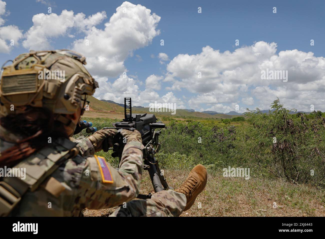 U.S. Army Spc. Saramaríe Sanabria, assigned to the Headquarters and ...