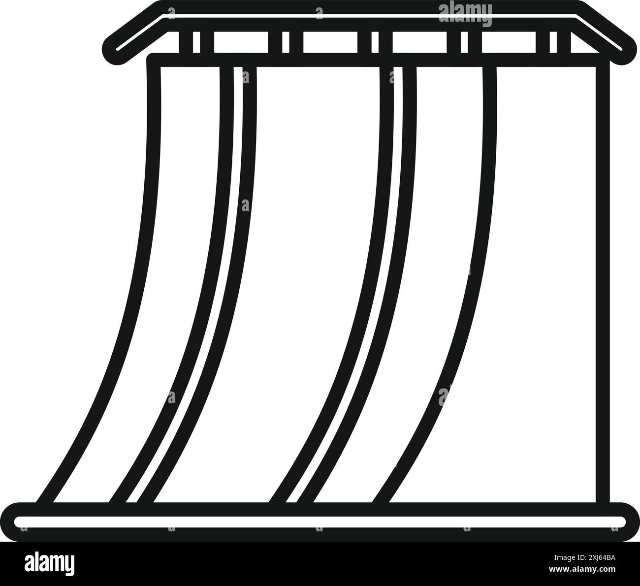 Youth playground slide Stock Vector Images - Alamy