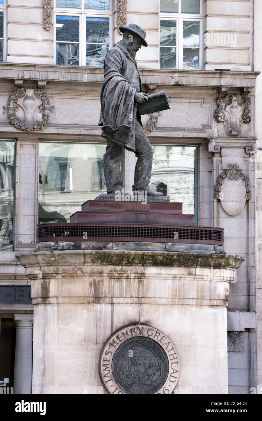 Statue of James Henry Greathead, London Stock Photo - Alamy