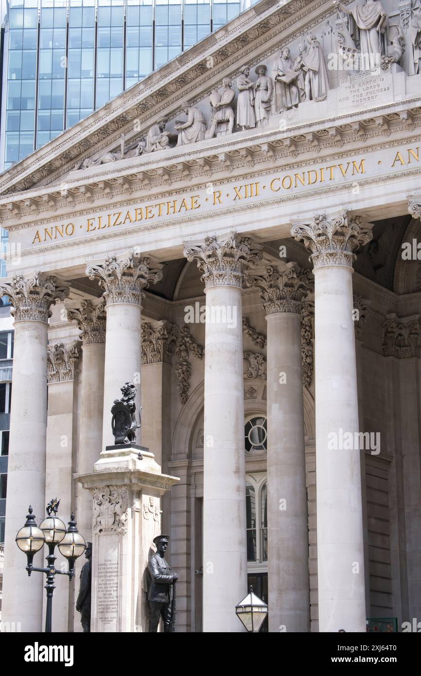 The royal exchange, city of London ,UK Stock Photo - Alamy