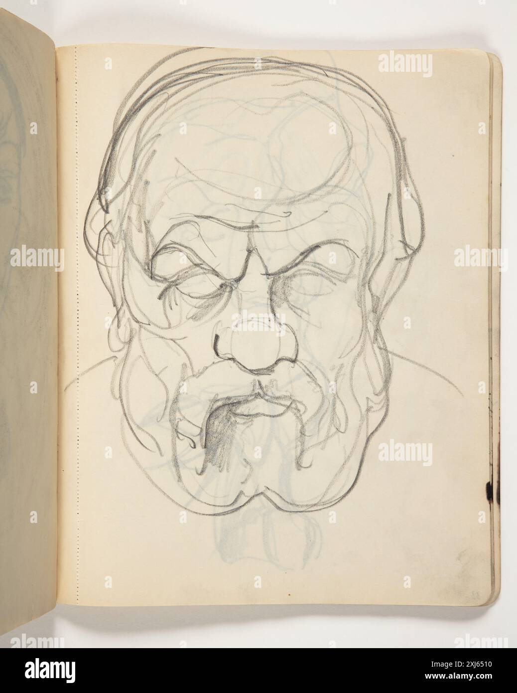 Drawing of Socrates by Jens Adolf Jerichau (1890–1916), representing ...