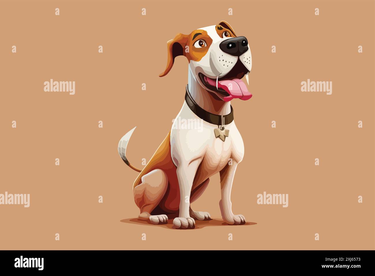 Cartoon dog full body Stock Vector Images - Alamy