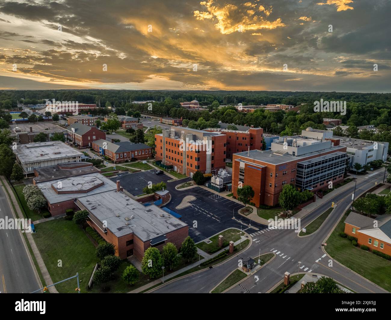 Aerial view of Fayetteville state university historically black college ...