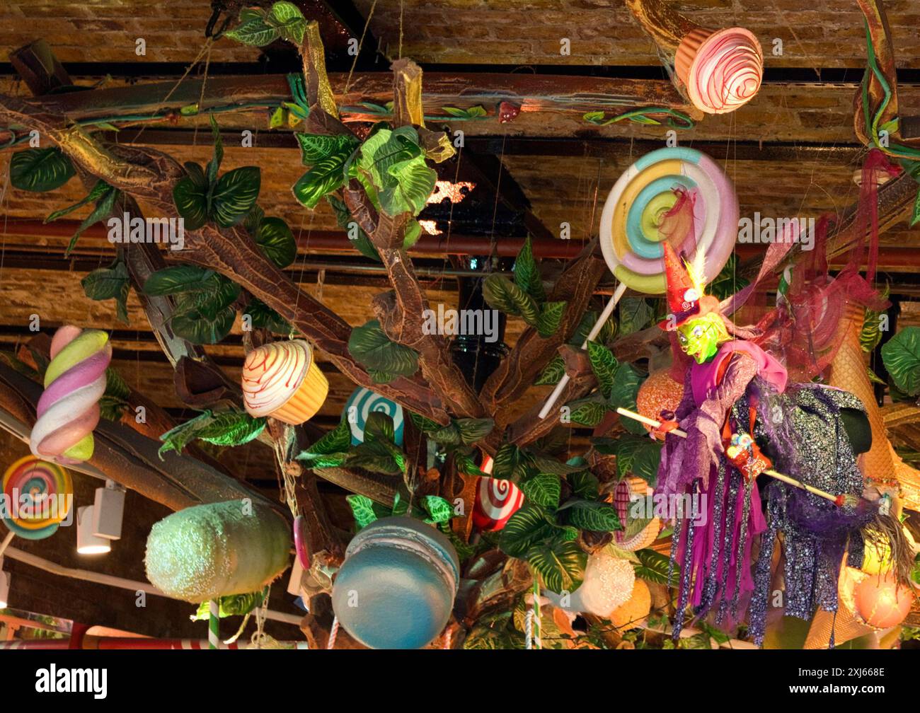 Sweet shop decoration in Camden market,London Stock Photo - Alamy