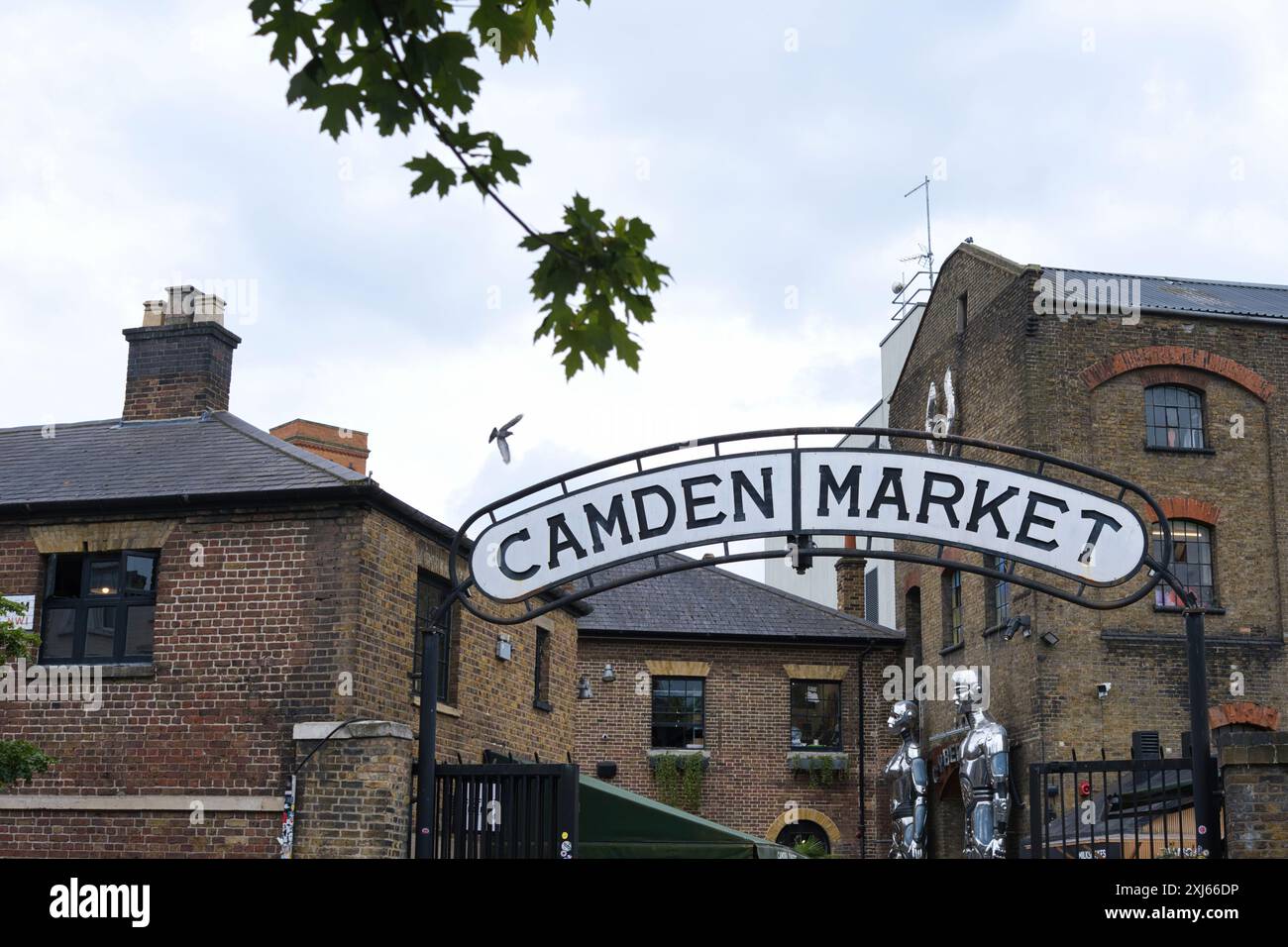 Camden market sign in London Stock Photo - Alamy