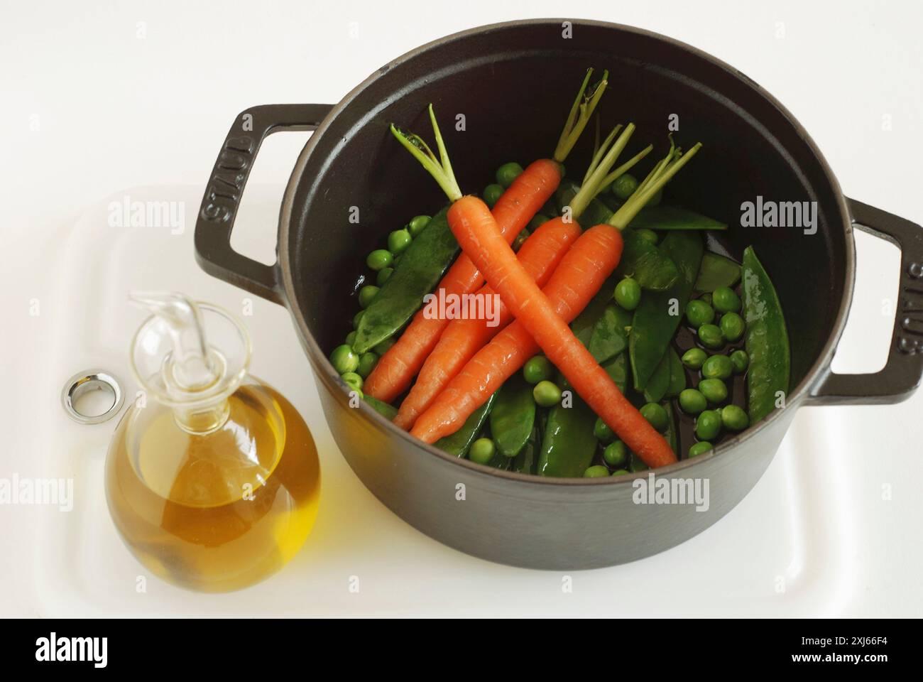 Cooking the vegetables in a casserole dish Stock Photo - Alamy