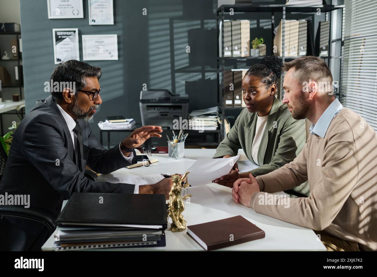 Side view young intercultural hi-res stock photography and images - Alamy