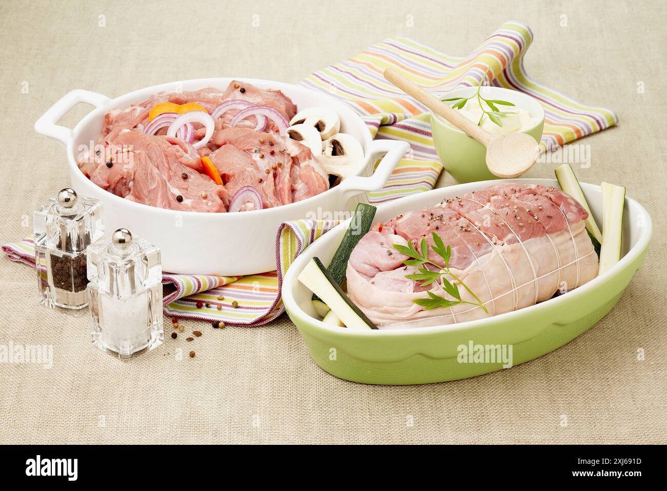Pink veal hi-res stock photography and images - Alamy