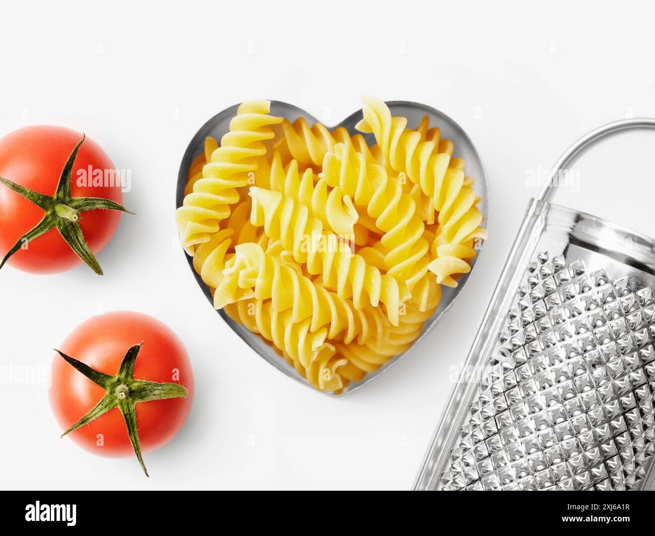 Pasta in shape heart hi-res stock photography and images - Alamy