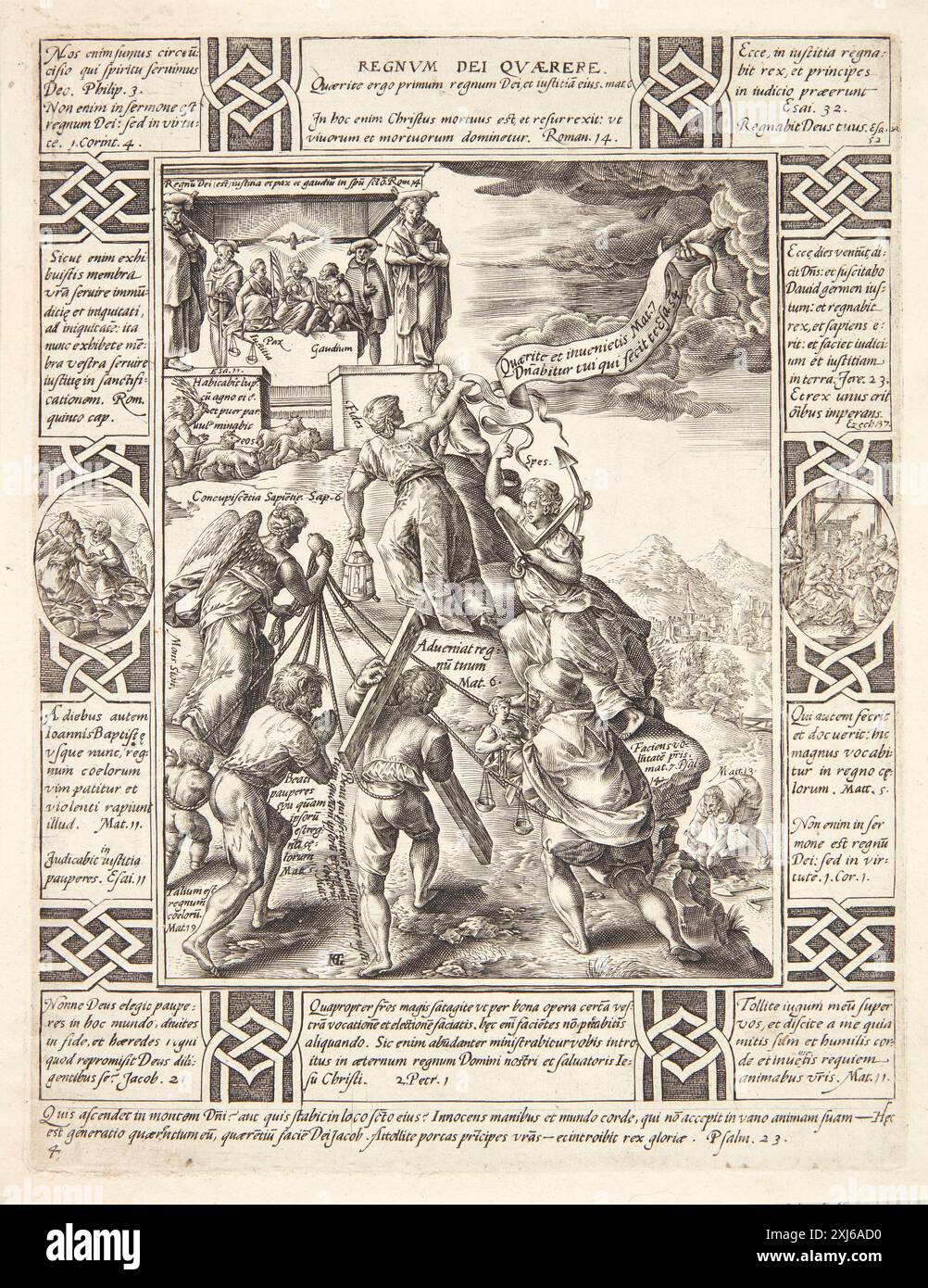 The search of the human beings Goltzius, Hendrick 1558 - 1617, Hondius ...