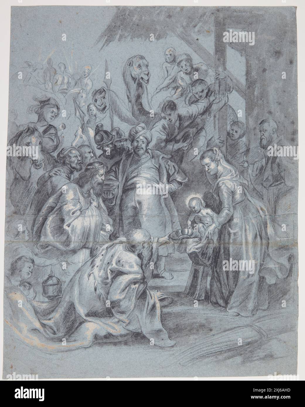 The worship of the kings Rubens, Peter Paul 1577 - 1640 Drawing P. P ...