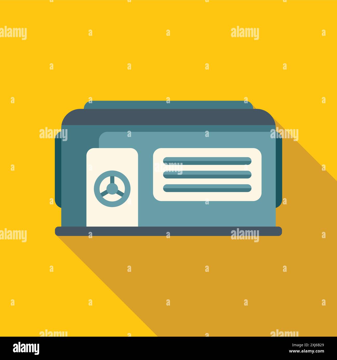 Diesel generator providing emergency power supply, ensuring continuous ...