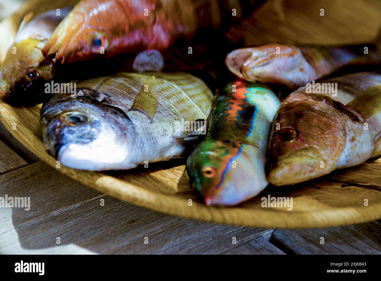 Selection of fish to be grilled Stock Photo - Alamy