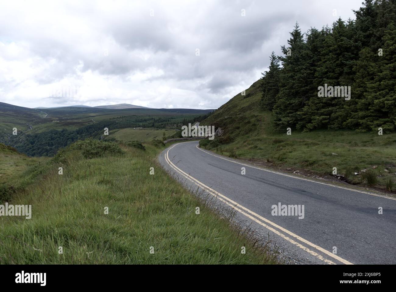 Ireland - Sally Gap Road Stock Photo - Alamy