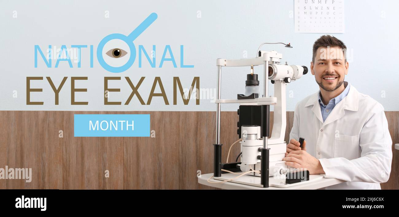 National eye exam month hi-res stock photography and images - Alamy