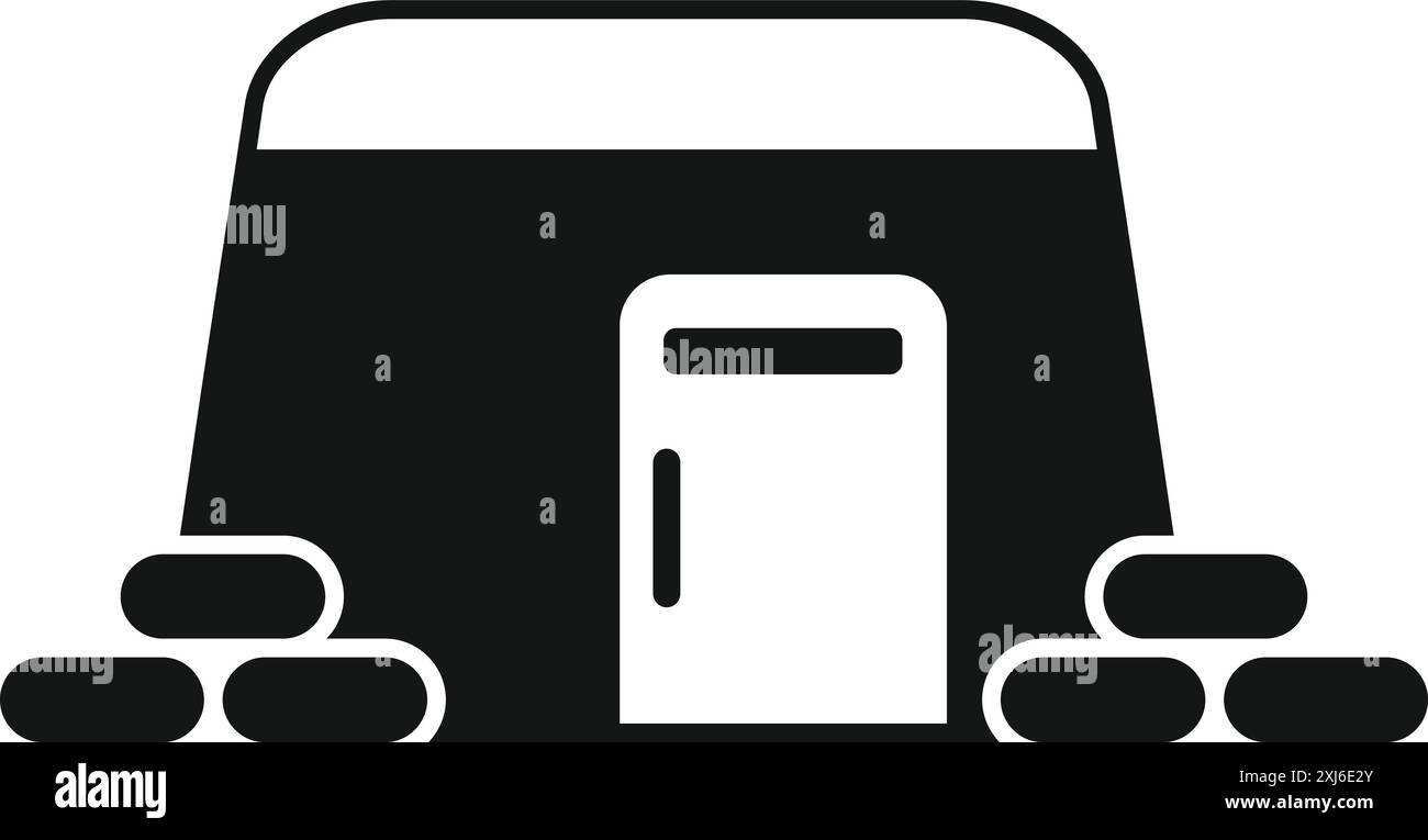 Underground bunker offering protection and security during dangerous ...