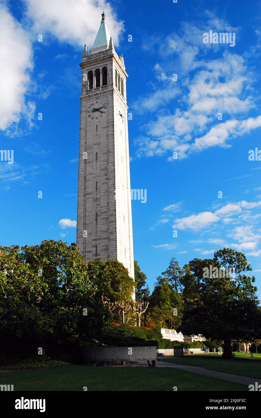 The Sather Campanile on the campus of the University of California ...