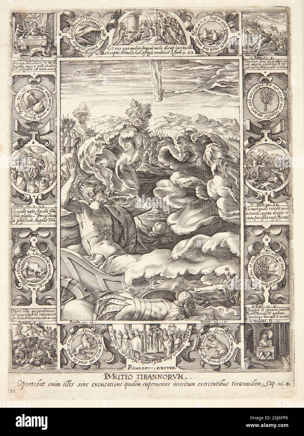 The penalty for tyranny Goltzius, Hendrick 1558 - 1617, Hondius I ...