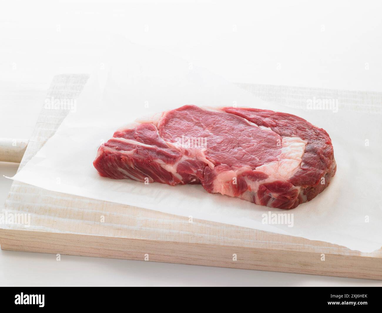 Raw beef entrecote Stock Photo - Alamy