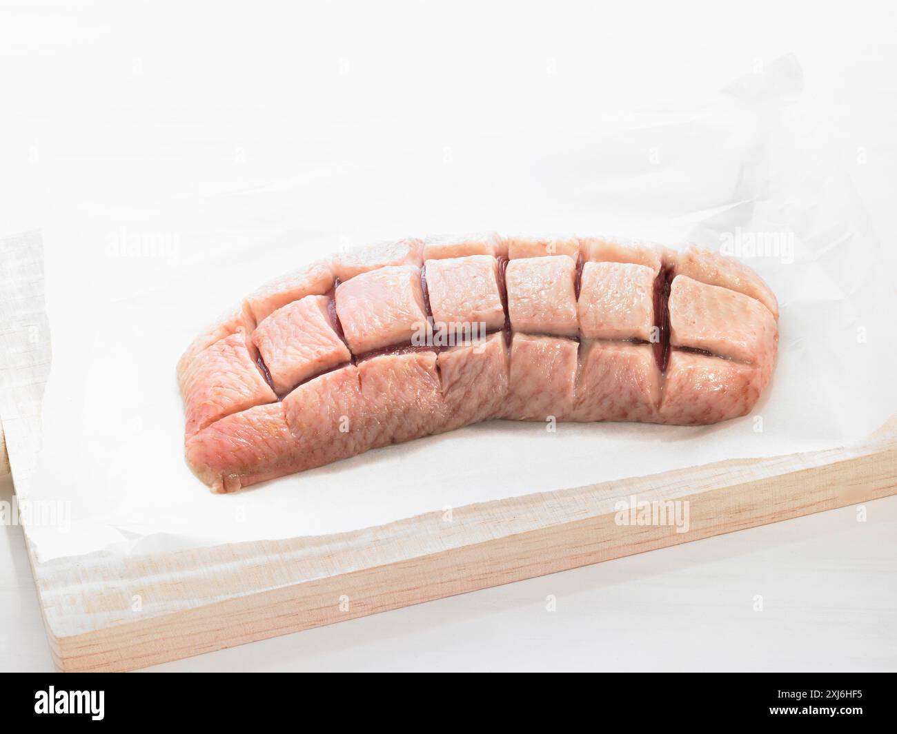 Raw duck magret Stock Photo - Alamy