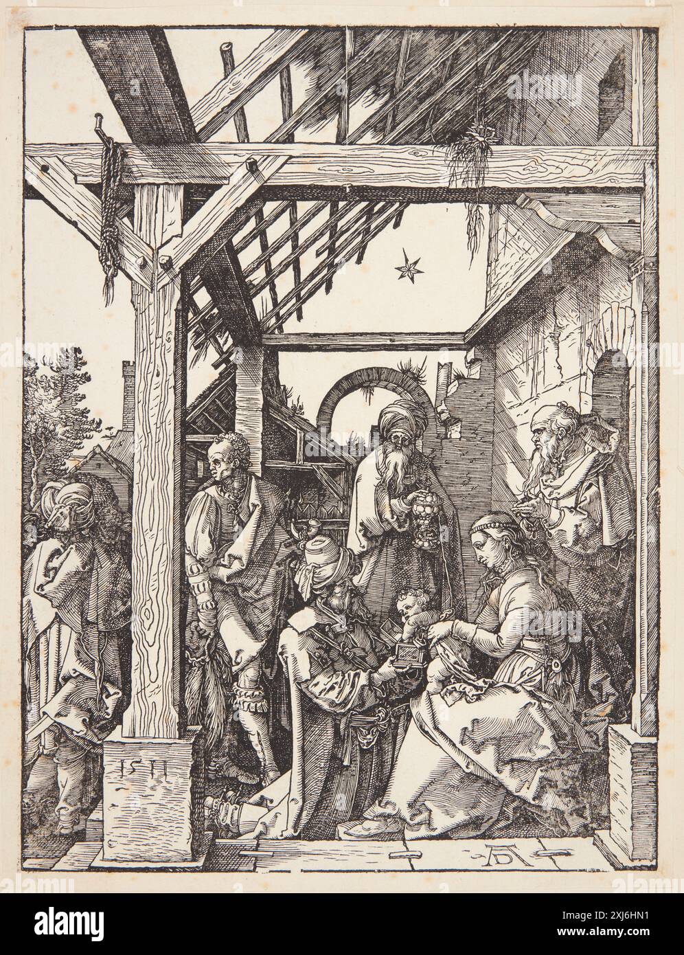 The adoration of the magi Dürer, Albrecht 1471 - 1528 Woodcut, Print ...