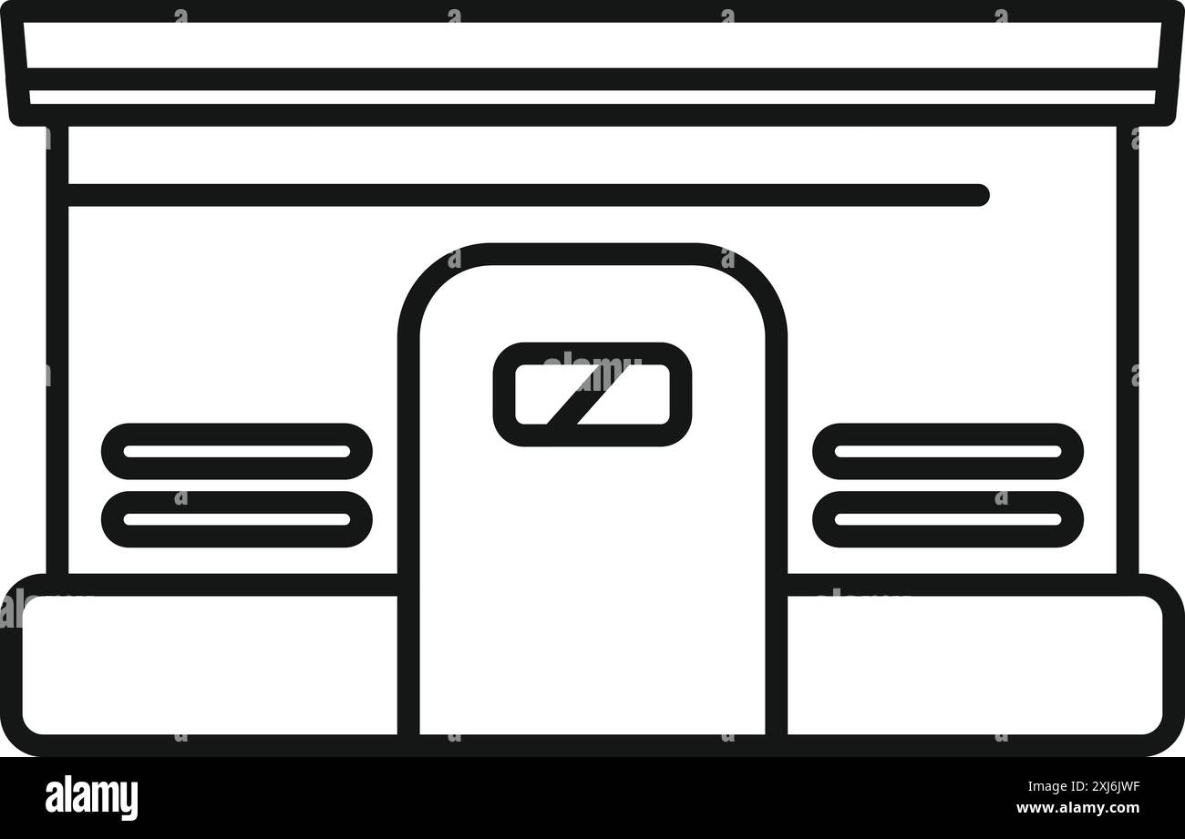 Portable generator supplying electricity during a power outage ...