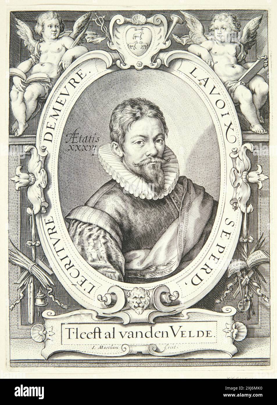 Jan van de Velde den ældre Matham, Jacob 1571 - 1631 Copper engraving ...