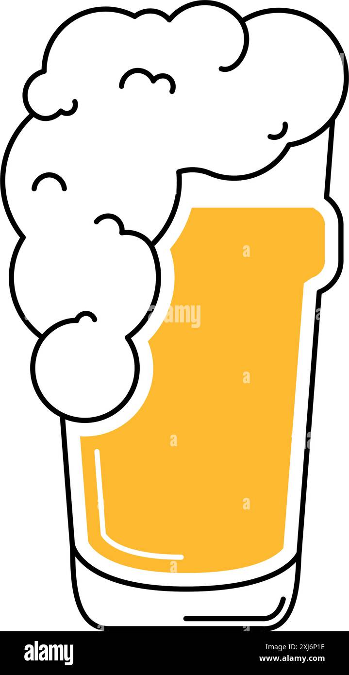 Colored sketch of a beer barrel Vector illustration Stock Vector Image ...