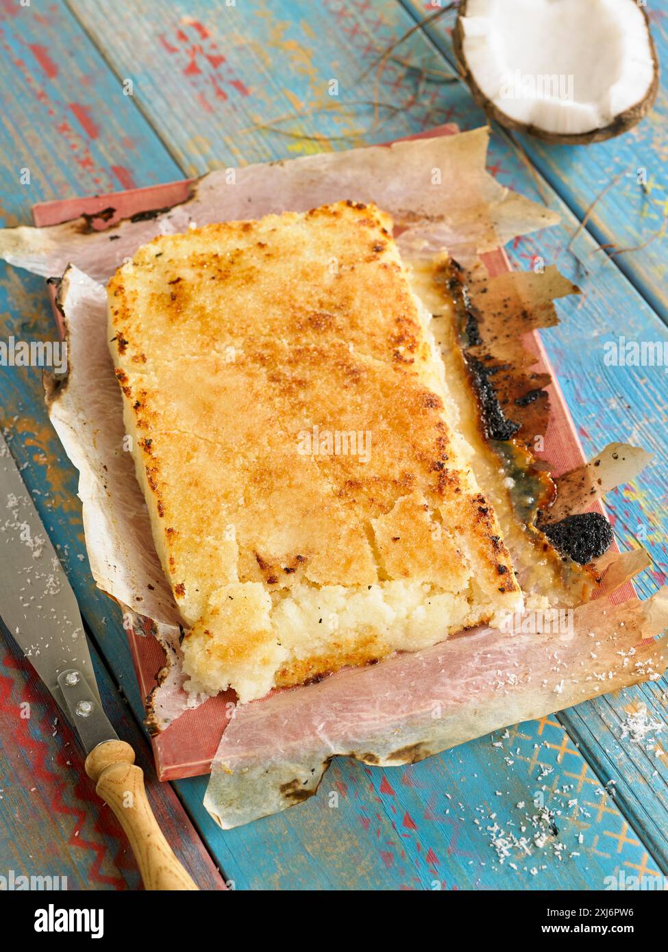Mexican coconut Cocada Stock Photo - Alamy
