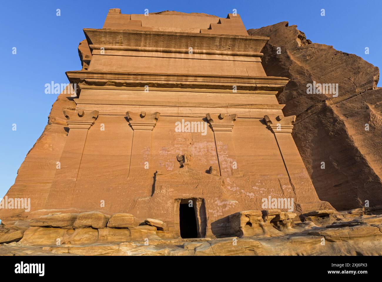 Qasr al-Farid tomb (Lonely Castle), Madain Salih archeological site ...