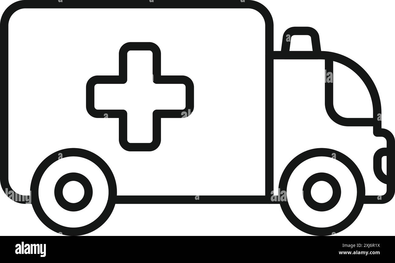 Ambulance car first aid rescue emergency hospital transporting line ...