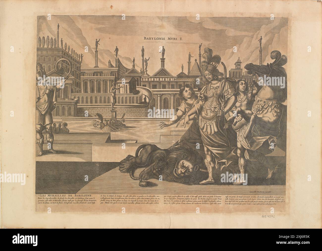 The walls of Babylon Danckerts I, Cornelis 1603 - 1656 Engraving, Print ... The walls of Babylon Danckerts I, Cornelis 1603 - 1656 Engraving, Print ...