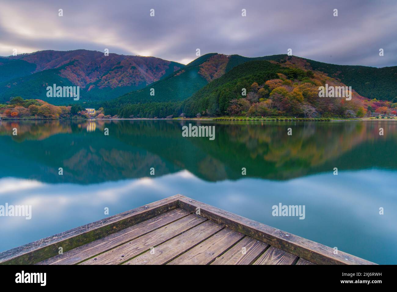 Lake Tanuki in Fuji-Hakone-Izu National Park, Fujinomiya, Shizuoka ...