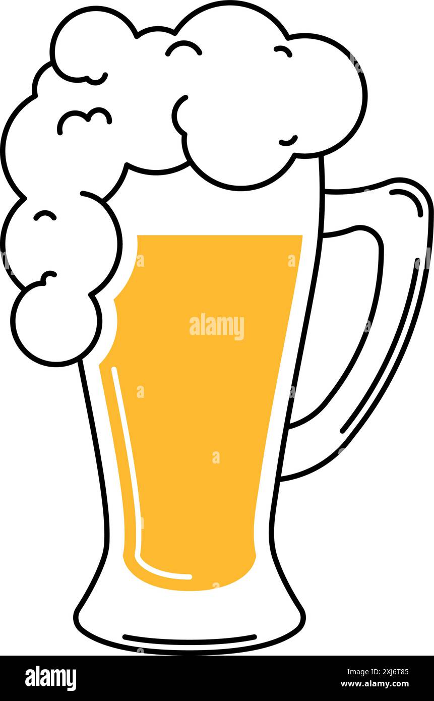 Colored sketch of a beer barrel Vector illustration Stock Vector Image ...