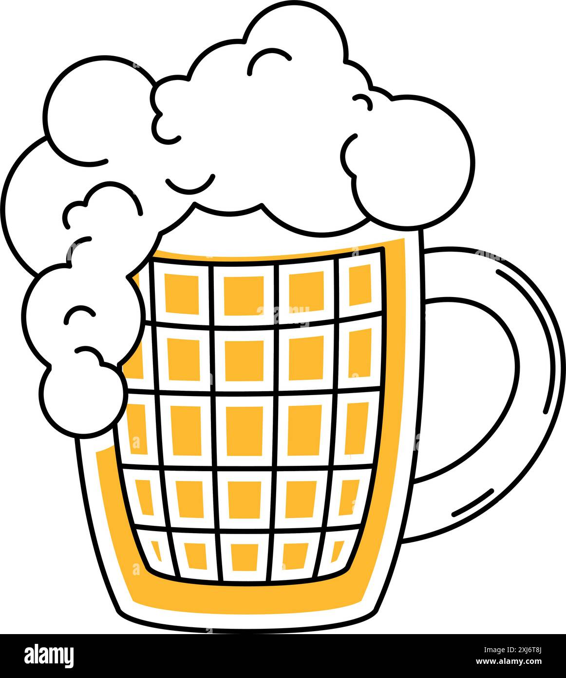 Colored sketch of a beer barrel Vector illustration Stock Vector Image ...