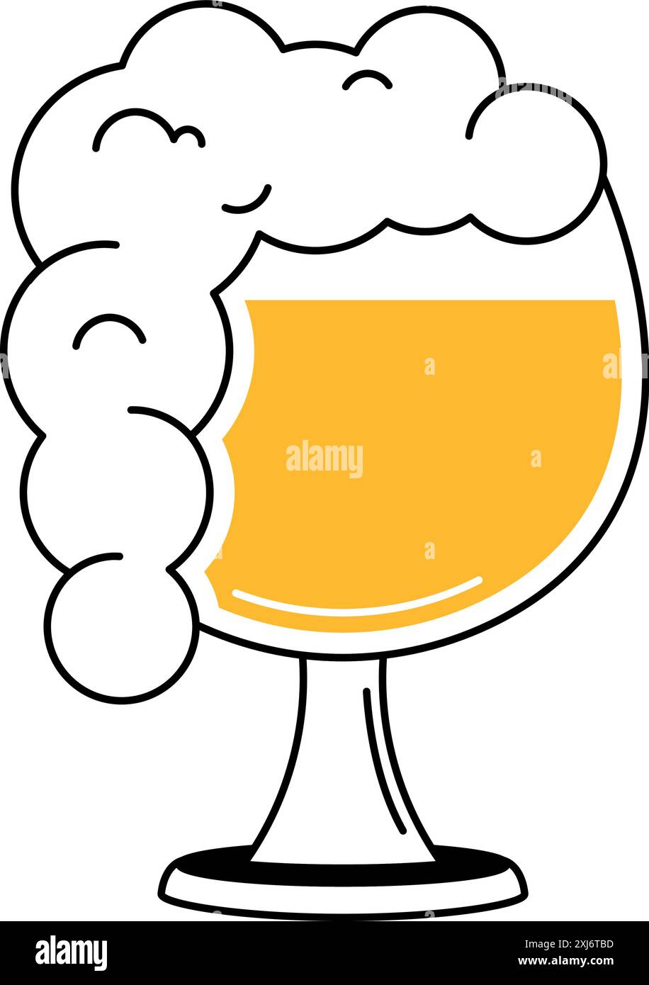 Colored sketch of a beer barrel Vector illustration Stock Vector Image ...