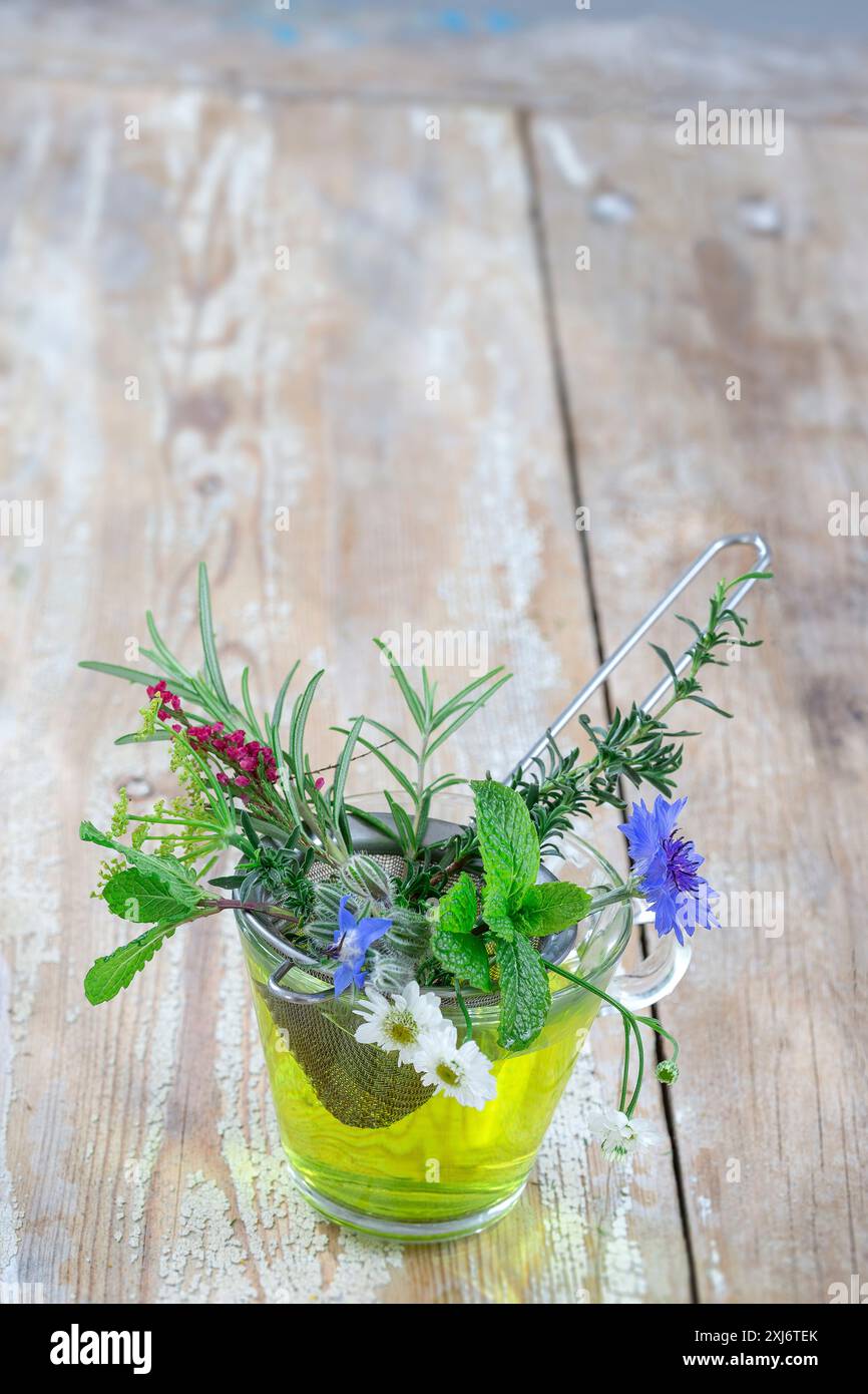 Herb flower drink hi-res stock photography and images - Alamy