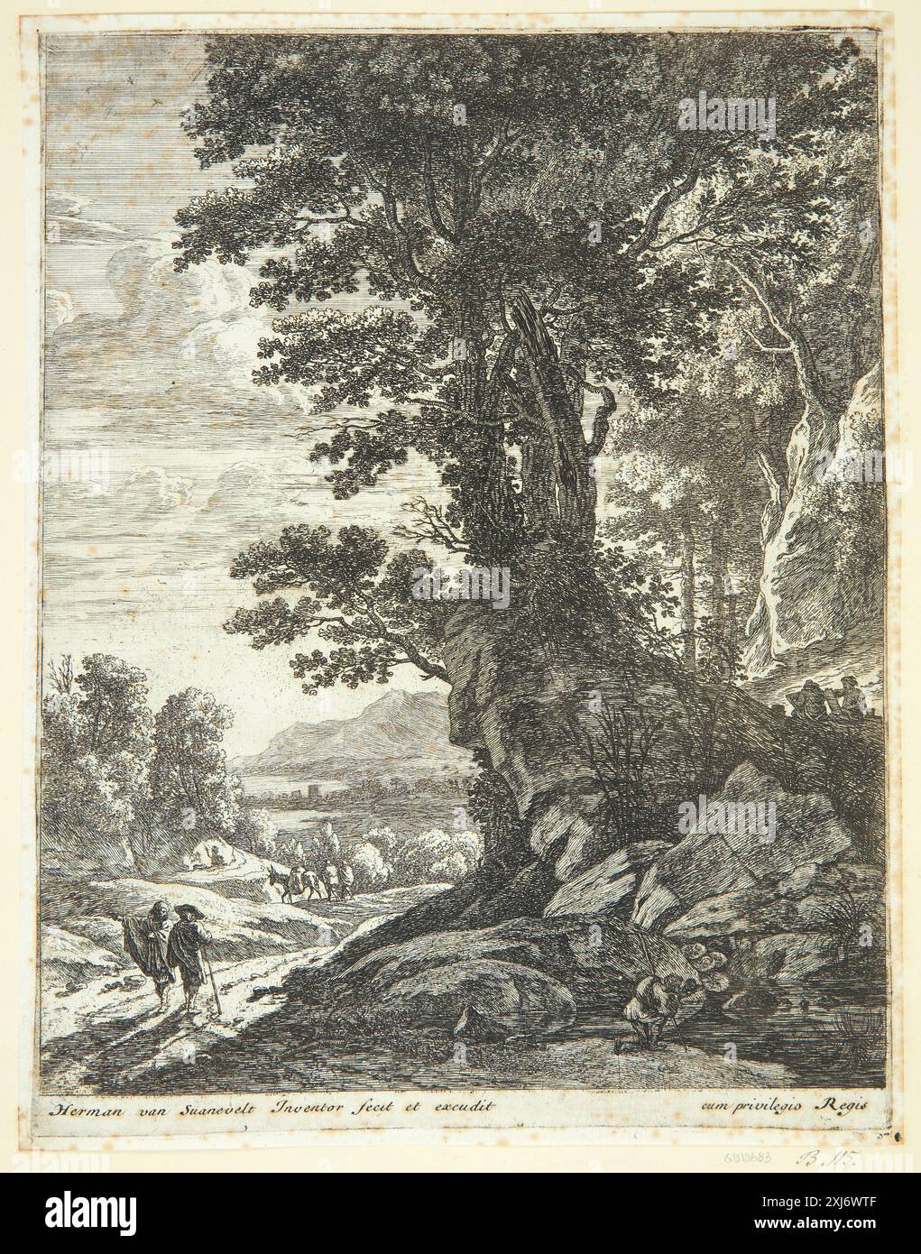 A group of trees Swanevelt, Herman van 1601 - 1655, Swanevelt, Herman ...
