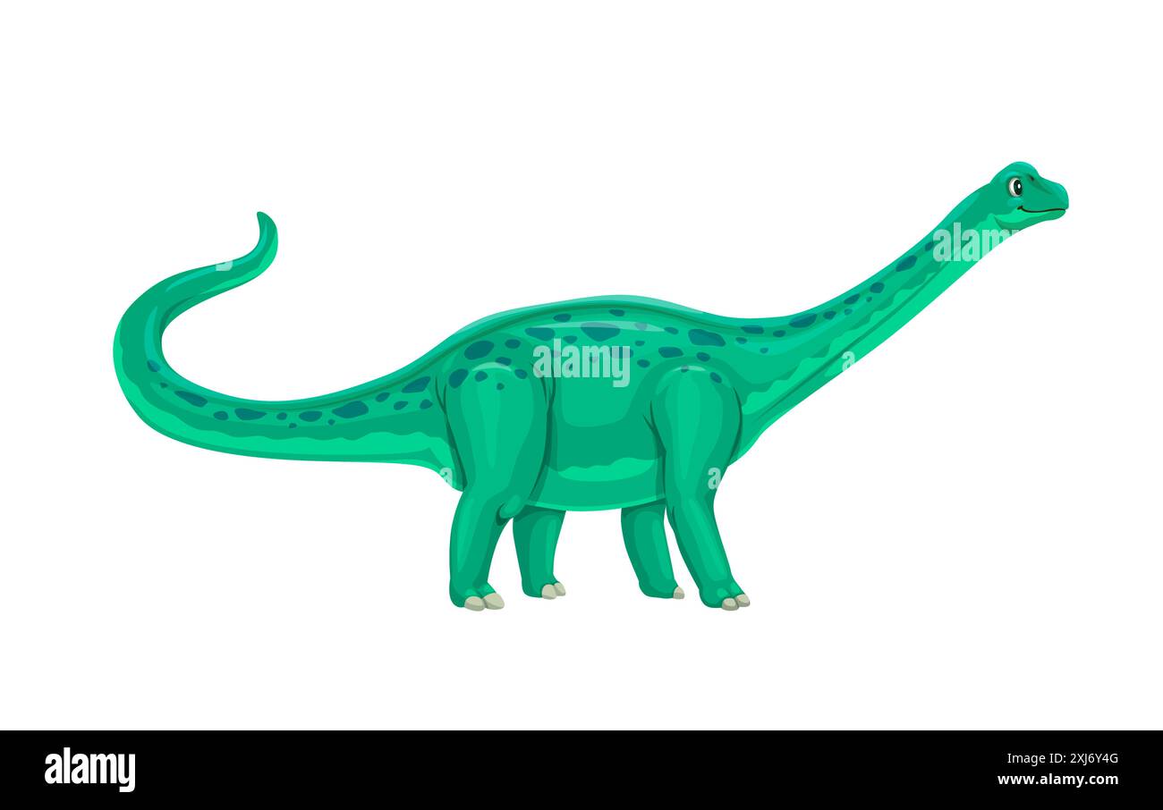 Cartoon antarctosaurus dinosaur character of giant dino animal. Vector ...