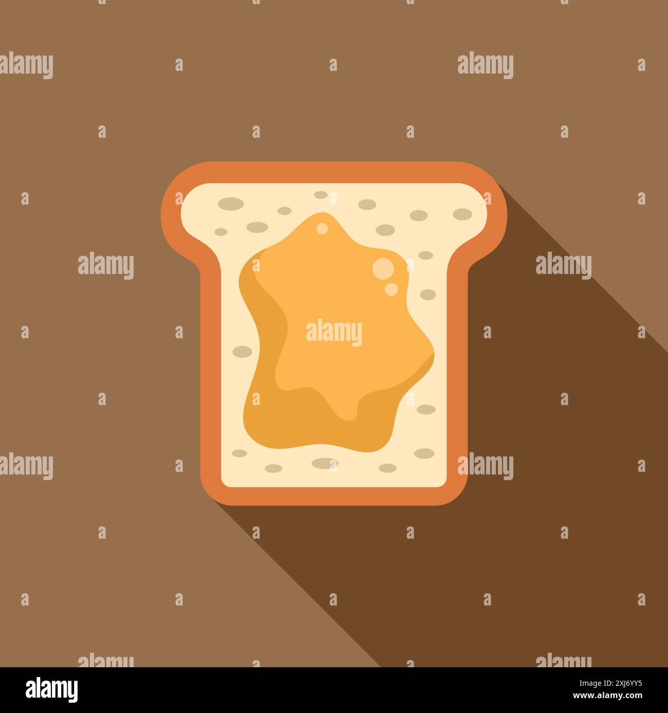 Toast butter cut out Stock Vector Images - Alamy
