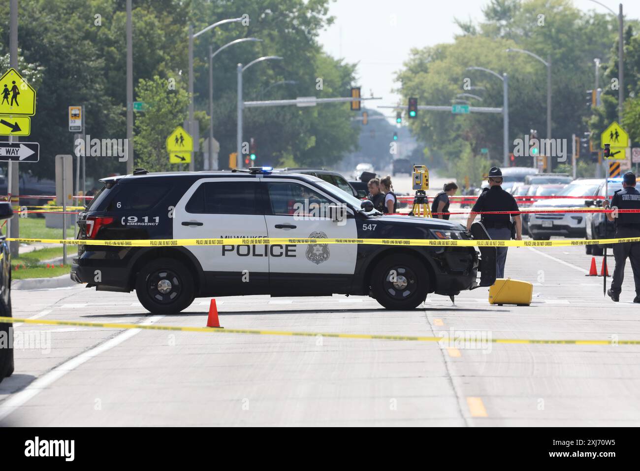 Milwaukee, Wisconsin, U.S.A. 16th July, 2024. Ohio police shoot and ...