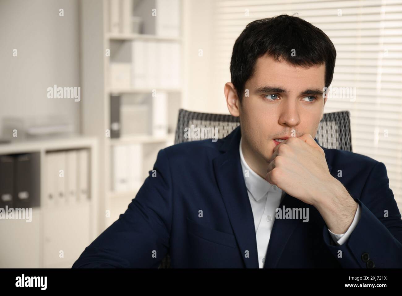 Embarrassed employee hi-res stock photography and images - Alamy