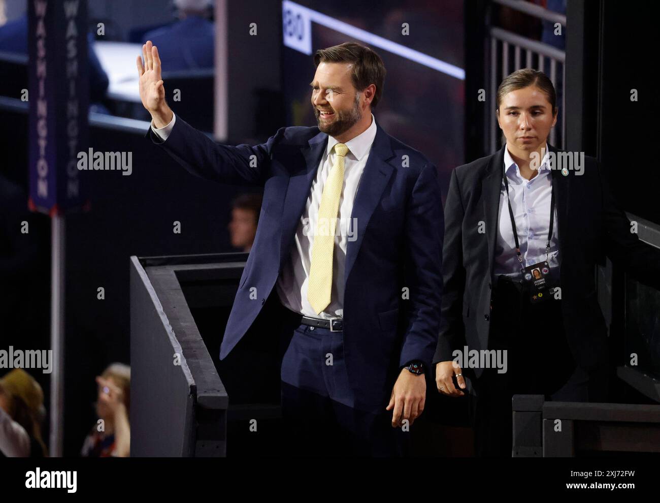 Milwaukee, United States. 16th July, 2024. Vice Presidential nominee J ...