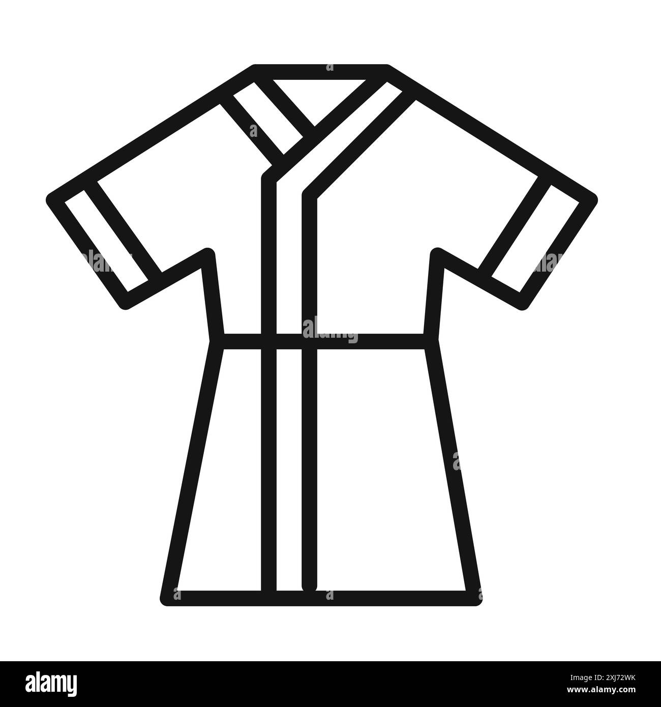 bathrobe icon vector line logo mark or symbol set collection outline ...