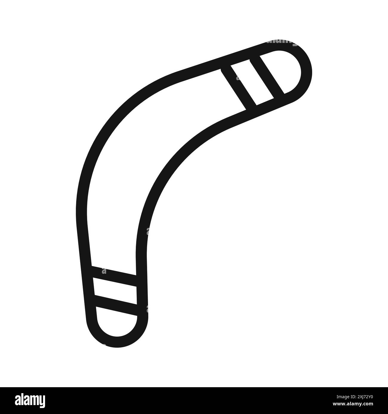 Boomerang Icon Vector Line Logo Mark Or Symbol Set Collection Outline Style Stock Vector Image