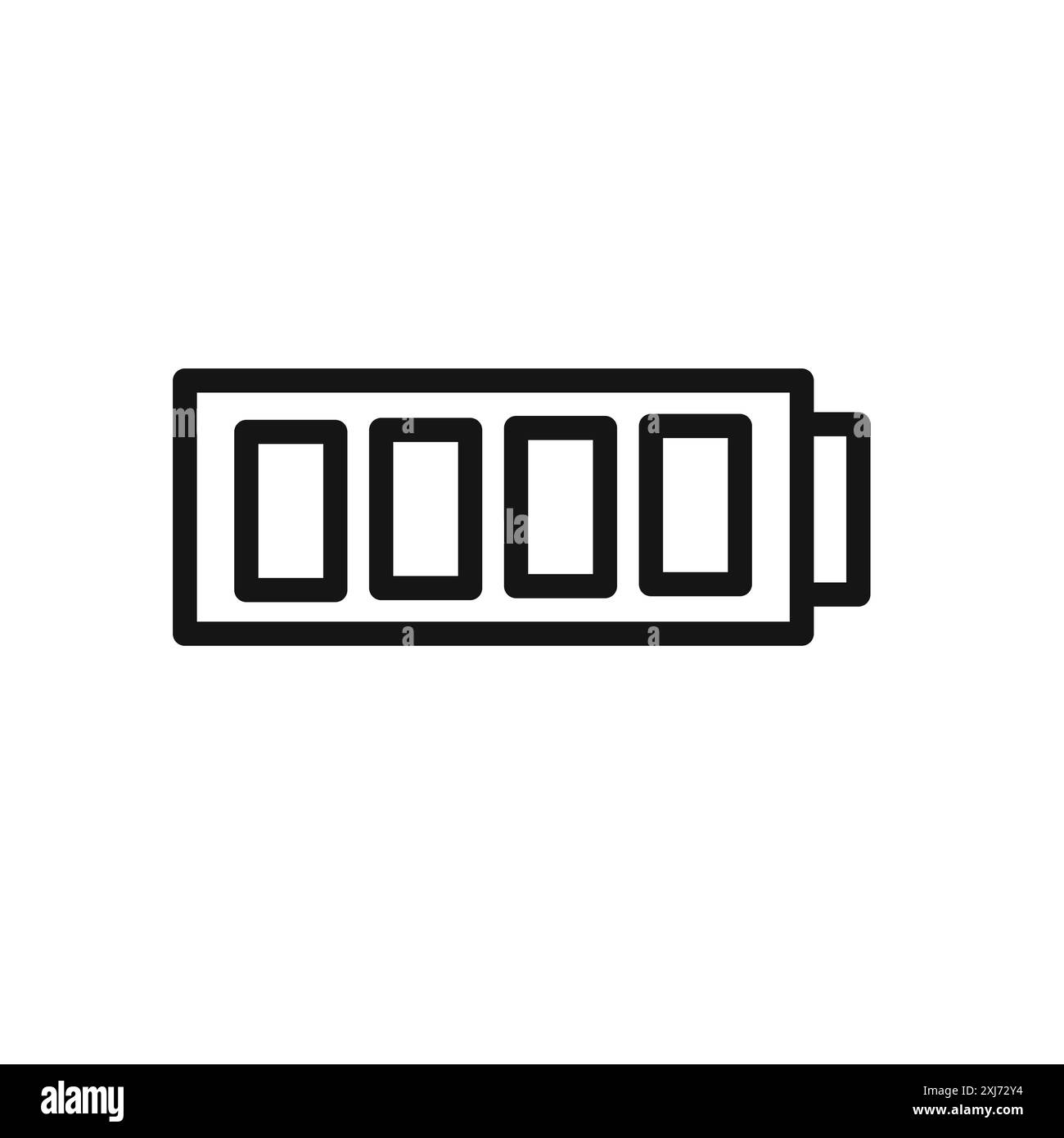 Battery charging icon vector line logo mark or symbol set collection ...