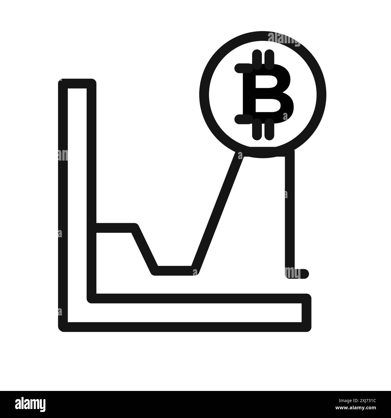 Cryptocurrency logo evolution hi-res stock photography and images - Alamy