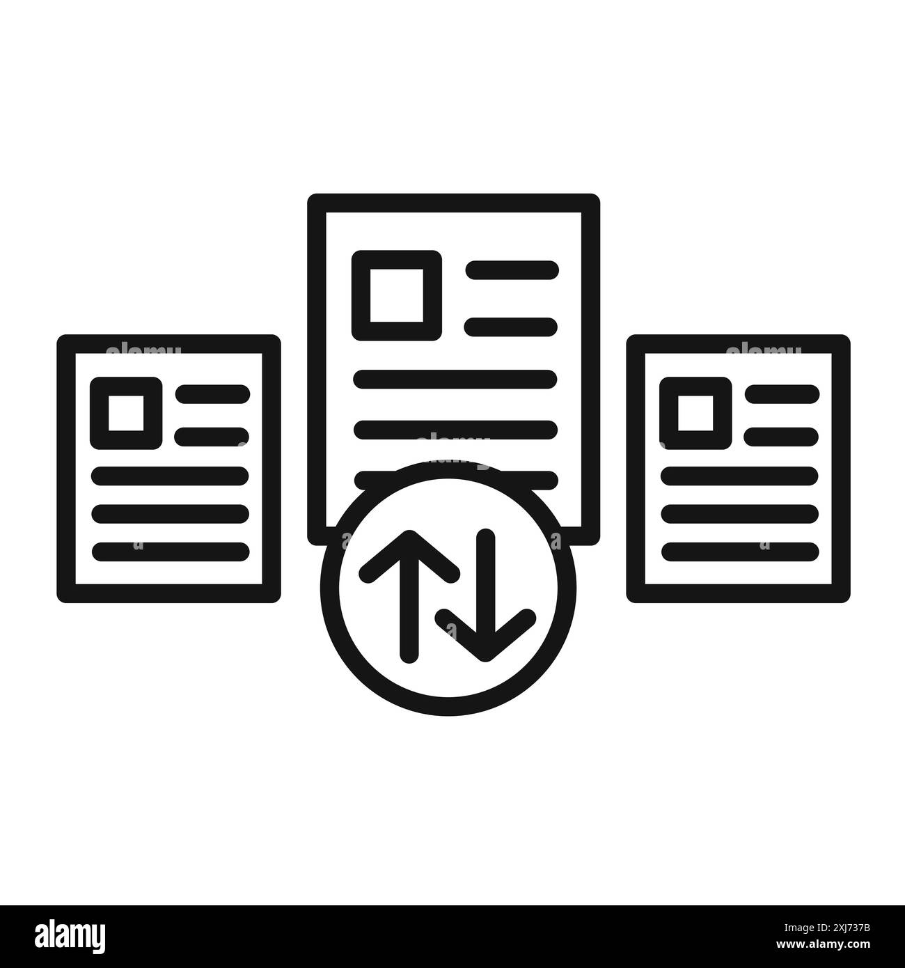 case priority icon vector line logo mark or symbol set collection ...