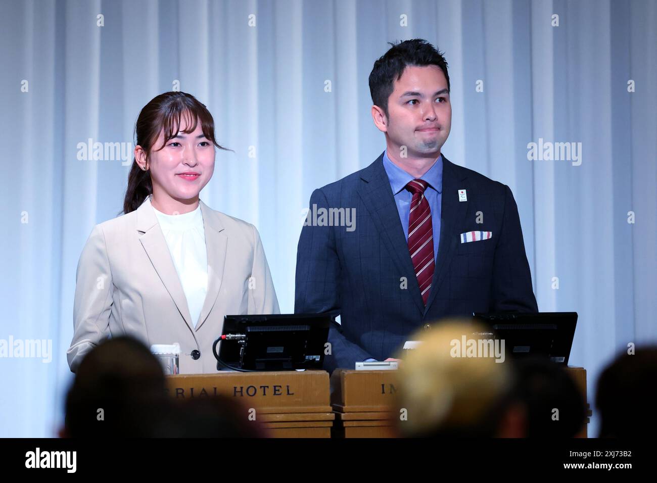 (L-R) Yuuki Goto, Masato Ikema, JULY 16, 2024 : Japan National Team ...